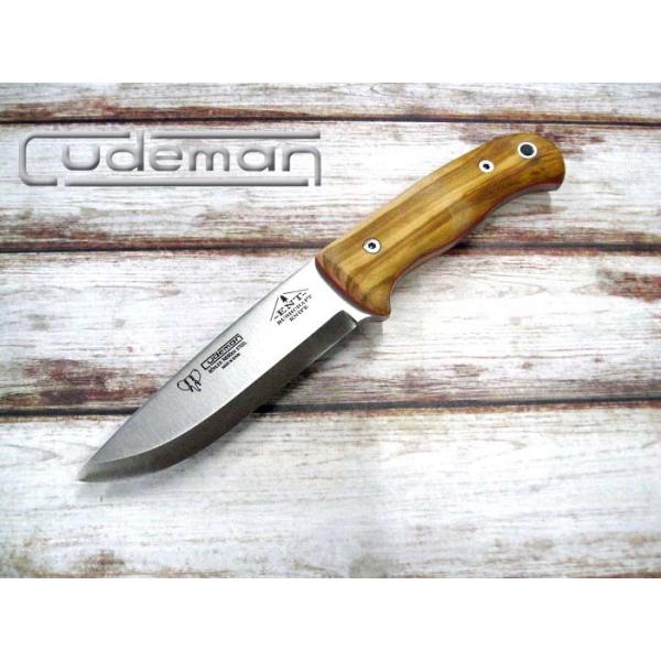 クードマン CUD158L  ブッシュクラフト ナイフ BOHLER N690鋼/オリーブウッドハンドル アウトドア,Cudeman BUSHCRAFT Knife