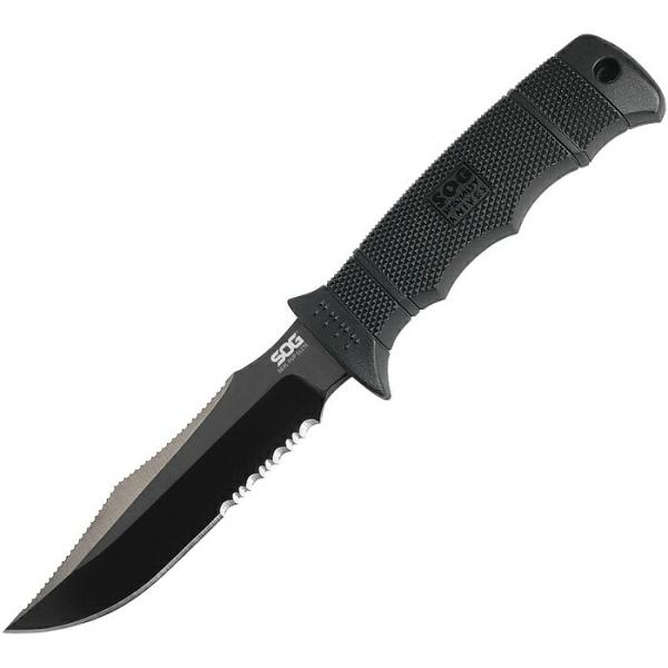 ソグ/SOG E37T-K シール パプ ナイフ コンビ刃  AUS8鋼/ザイテル ハンドル カイデックスシース SEAL Pup ELITE