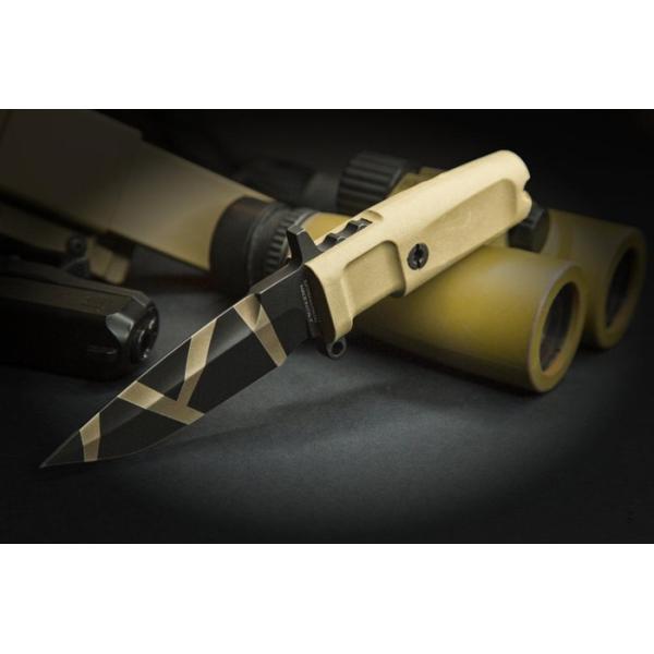 エストレイマ ラティオ ER0200DW コルモスキン コンパクト デザート ウォーリア タクティカル ナイフ 直刃 N690 ブラック EXTREMA RATIO COL MOSCHIN C DESERT WARFARE