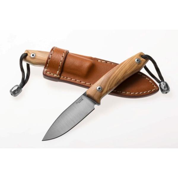 ライオンスチール M-1 コンパクト ナイフ M390 G-10 オリーブウッド ハンドル,lionSTEEL Sheath knife ミリタリー  アウトドア キャンプ サバイバル サバゲー
