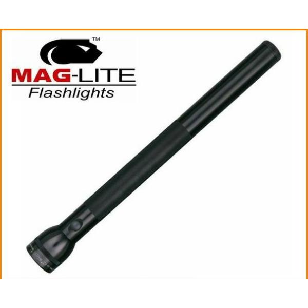 最上機種 新型 マグライト/MAGLITE 6D単1 6本 フラッシュライト キセノン球 電灯 黒