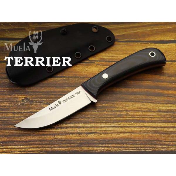 TERRIER-9M/K テリア 黒青マイカルタ カイデックス シースナイフ Muela