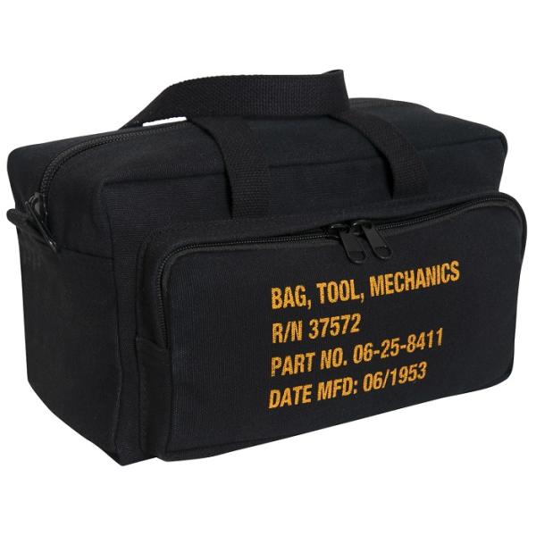 ロスコ/ステンシル付き 9113 ブラック GIタイプ メカニック ツールバッグ Rothco G.I. Type  Mechanics Tool Bag