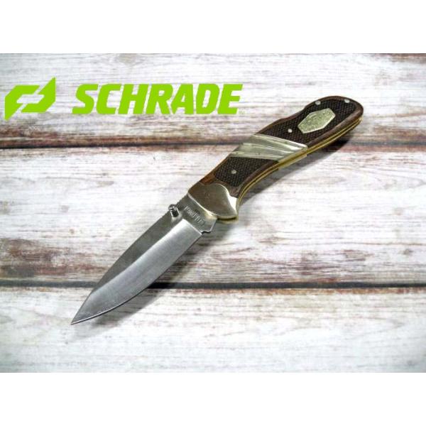 シュレード 31OT オールドタイマー ミディアム ロックバック 折畳み ナイフ 7Cr17MoV鋼/ウッドハンドル Schrade【メール便配送可】
