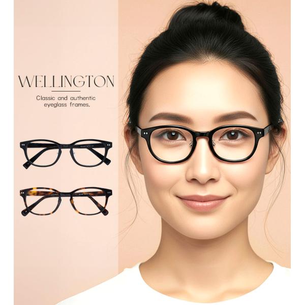 【デザイン】　1950年代に初めて登場し、その後もファッションの　定番として多くの人々に愛されているウェリントン。　ウェリントンフレームは、そのデザインの多様性と　汎用性から、さまざまなファッションスタイルに合わ　せやすく、カジュアルな装い...