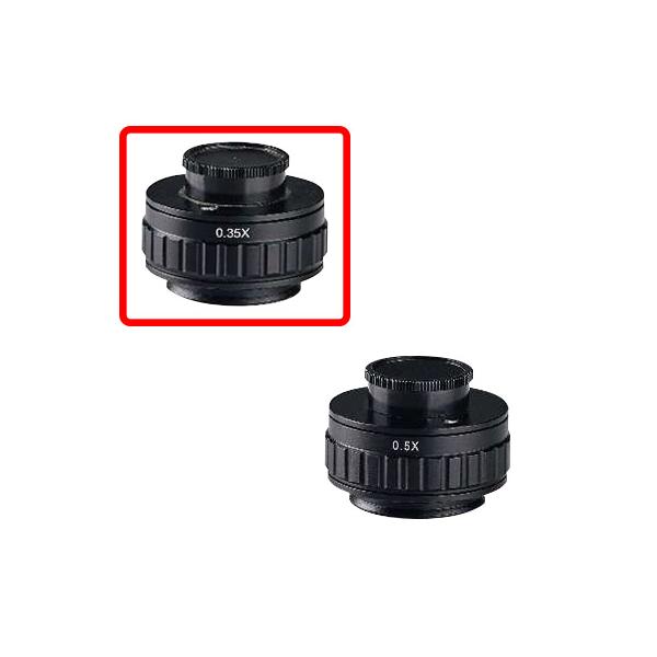 実体顕微鏡 AR-Z3TRシリーズ専用の、オプションCマウントレンズ 0.35×AR-Z3TRに標準で付属している、1XのCマウントレンズと付け替えて使用します.おもに、1/3インチ、1/2.8インチなどのCマウントカメラを接続する際におす...