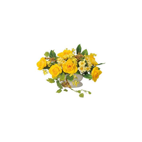 母の日のギフトとしても最適のお花、人気の光触媒のおしゃれな観葉植物です。リビングなどにオススメ！華やかに空間を彩るアートフラワー。本物の生花のように精巧なつくりの人工観葉植物です。サイズ：幅300 奥行190 高さ190 mm材質：[本体]...
