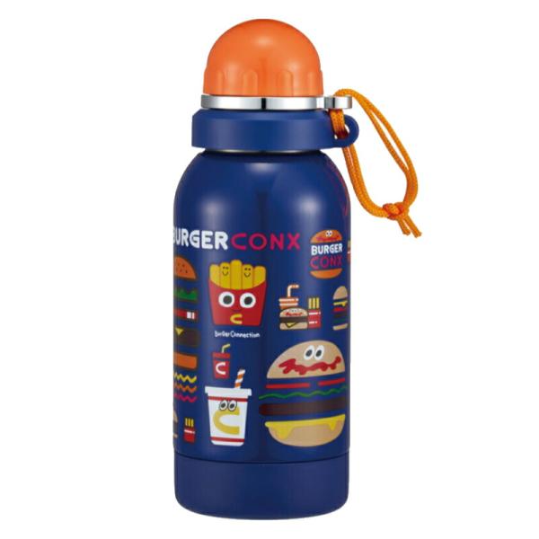 水筒 キッズ SSSC6 常温ドリンク用ステンレス1層ボトル 580ml キャラクター バーガーコンクス かわいい 小さめ 外出 おでかけ常温水を飲むのにちょうどいい 1層ステンレスボトル 爆買