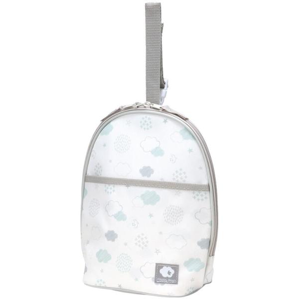 ほ乳瓶や粉ミルクケースが入る大きめポーチ