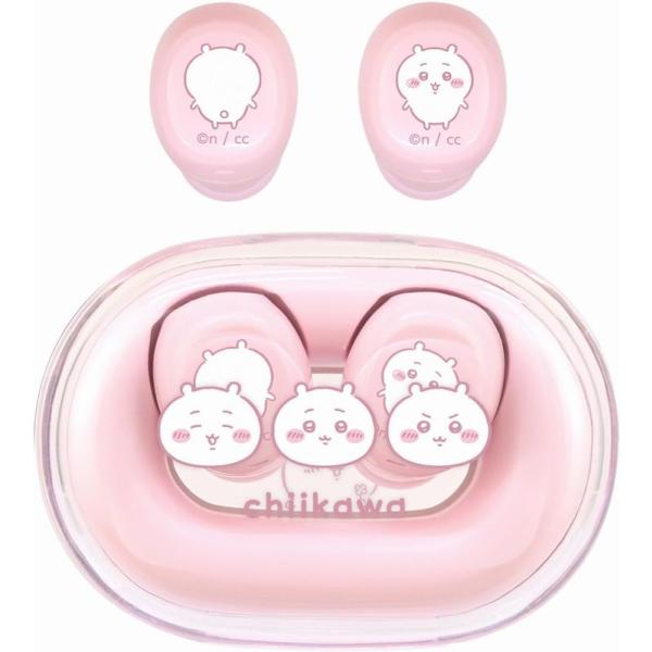 音漏れしにくいカナルタイプちいかわのかわいいステレオイヤホンです。Bluetoothの無線技術を用いて8m以内であれば音楽再生・ハンズフリー通話が可能です。タッチスイッチで再生、停止、スキップ、音量調整、着信、切断、全て耳元で操作ができます...