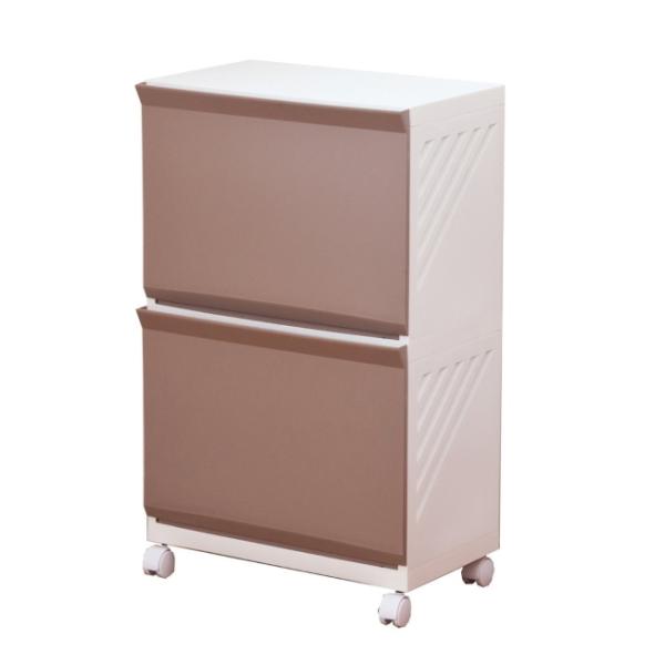 サイズ：（約）幅43.8×奥28.7×高72.5cm（高さキャスター含む）材　質：ポリプロピレン重　量：3715gカラー：ベージュ【通気性抜群 隠せるバスケット】Le Vent Clair（明るい風）が吹くよう洗面所をすっきりと。ヴァンクレ...