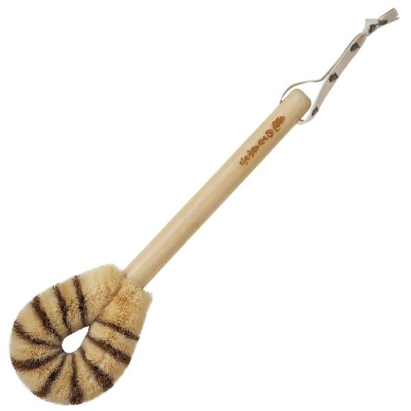 サイズ（約）幅110×厚45×全長370mm重　量（約）160g材　質【本体】サイザル麻、パーム（ココナッツ繊維）、ステンレス線【柄】木（アルストニア）【紐】綿タムラさんシリーズは、サイザル麻とソフトパームを組み合わせたミディアムタイプ。パ...