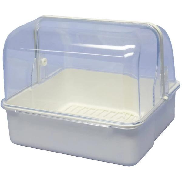 カラー　ホワイト材　質 【本体】スチロール【スノコ】ポリプロピレンサイズ 【外寸】236×210×185Hmm【内寸】206×190×171Hmmフタを開けた場合の高さ 235Hmm耐熱温度【本体】80℃【スノコ】120℃パイルシールとゴム...