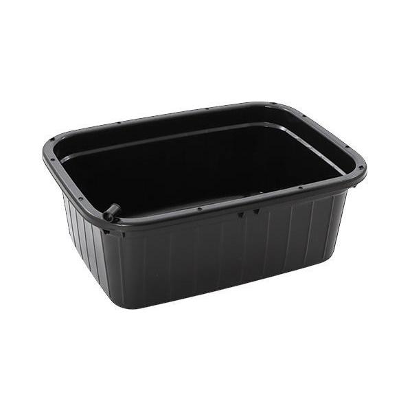 サイズ（約）【外寸】84×62×32Hcm【内寸】76.4×53.5×31Hcm材　質　ポリエチレン容　量 110L野菜の泥落としや園芸、ペットのシャンプーなど様々な用途に活躍します。ホースジョイナー付水抜栓付【2025年6月販売開始】