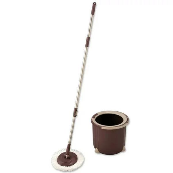 サイズ：モップ：拭き幅：約26cmバケツ：直径約32×高さ約29cm材　質：ヘッド：ポリプロピレン・柄：ステンレス・モップ糸：ポリエステル・ポリプロピレン・バケツ：ポリプロピレン一層式洗浄バケツです。一つのバケツで洗浄・脱水が出来ます。洗浄...