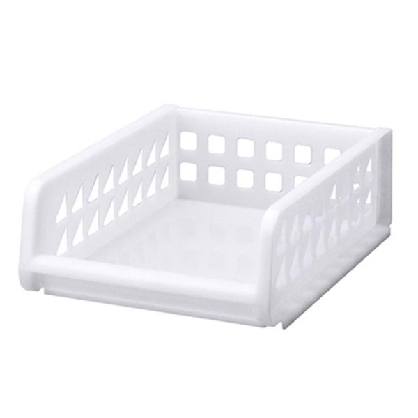 サイズ:幅29×奥行き36.5×高さ12cm材質:ポリプロピレン原産国:日本しっかり重なって外れにくいレール構造前後のスライド機能と上段のラックの落下を防ぐ、ストッパー機能付き。