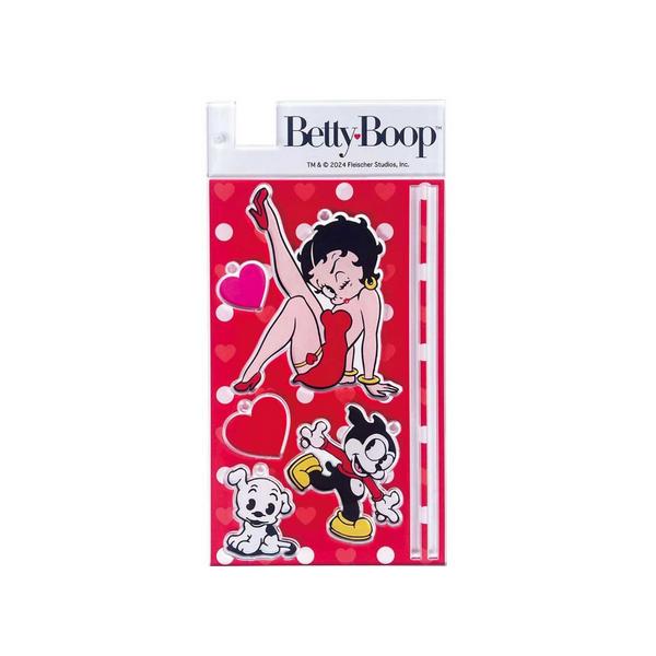 アクリル素材の「ACRYLIC KEYCHAIN BOARD」 型から外して自分で組み合わせたキャラクターを、キーチェーンとしても楽しんだり♪ 右側にある2本のミゾに立てることで、好きな並びで飾ることもできます！ しかもスマホスタンドにもな...