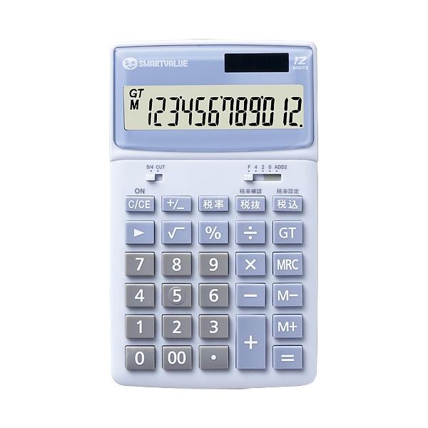 ビジネスユースの定番電卓（小型タイプ）。商品の詳細●外寸（幅）[mm]：90●外寸（奥）[mm]：150●外寸（高）[mm]：22●質量[g]：約97●桁数[桁]：12●付属品：アルカリボタン電池（本体内蔵）、取扱説明書、保証書●保証期間[...