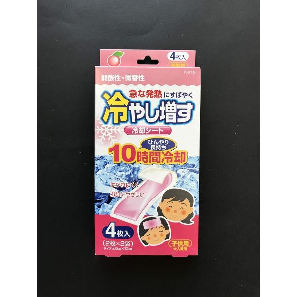 ●はがれにくく、お肌にやさしい！●急な発熱にすばやく冷やし増す。●ひんやり長持ち10時間冷却。●ももの香り。●商品サイズ（約）:50×120mm●パッケージサイズ（約）:縦206×横100×奥行28mm●パッケージ重量（約）:85g●入数:...