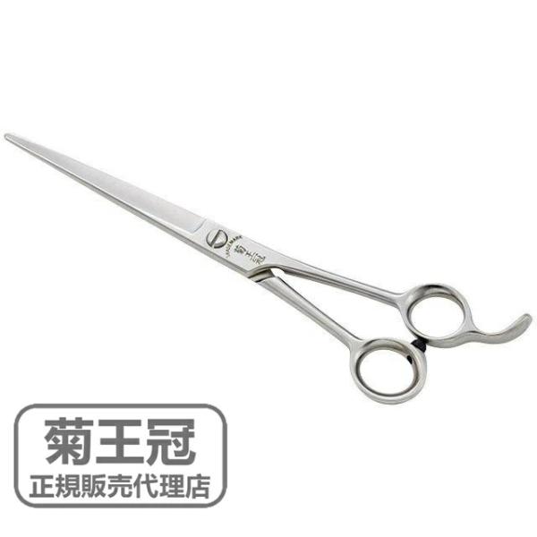 【正規品・安心の日本製】当店は【菊王冠】の正規販売代理店です。動刃に特殊な加工を施し、毛髪を逃がしにくい鋏です。【新品・安心の正規品】※当店は中野製作所の正規販売代理店です。動刃に特殊な加工を施し、毛髪を逃がしにくい鋏です。サイズ： 7イン...