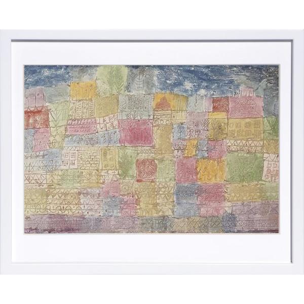 【商品名】パウルクレー アートパネル アートフレーム付 壁掛け用(絵は(c)Bridgeman Images ジクレー版画・額縁は無垢材 塗装仕上げ)【人物説明】リズミカルな線と色彩豊かな絵画で知られるパウル・クレーは、20世紀を代表する芸...