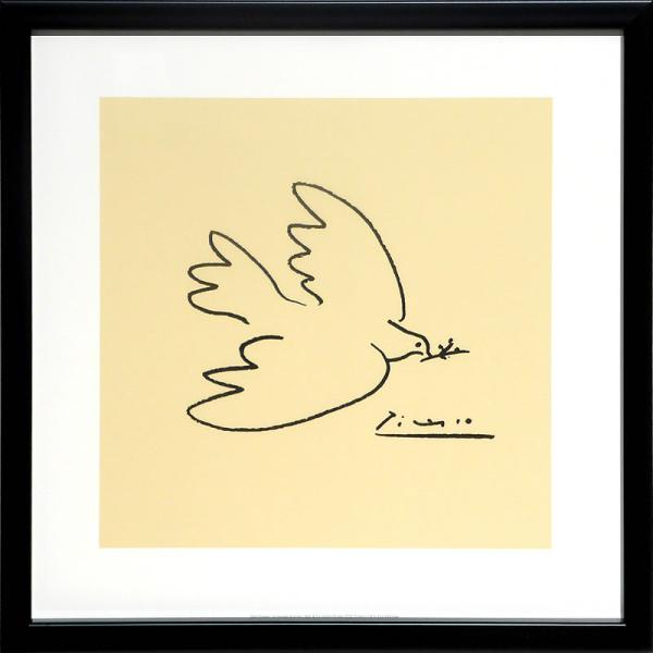 【商品名】パブロ・ピカソ アートパネル アートフレーム付 壁掛け用(絵は(c)Succession Pablo Picasso ジクレー版画・額縁は無垢材 塗装仕上げ)【人物説明】スペインの画家で、キュビスムの創始者と言われるパブロ・ピカソ...