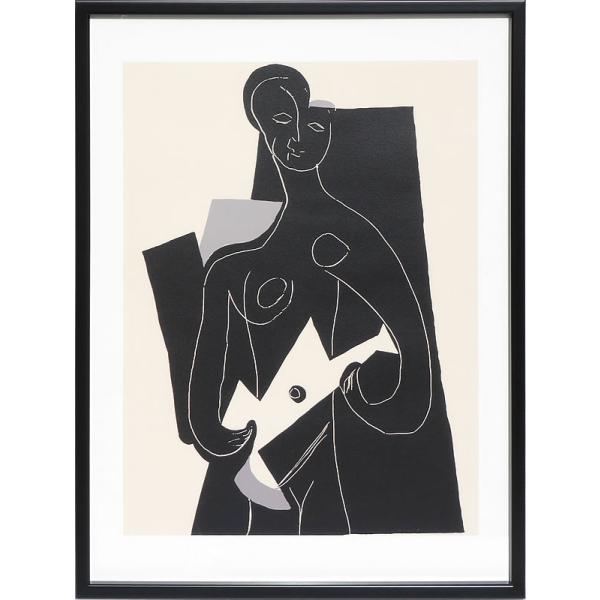 【商品名】パブロ・ピカソ アートパネル アートフレーム付 壁掛け用(絵は(c)Succession Pablo Picasso シルクスクリーン・額縁は無垢材 塗装仕上げ)【人物説明】スペインの画家で、キュビスムの創始者と言われるパブロ・ピ...