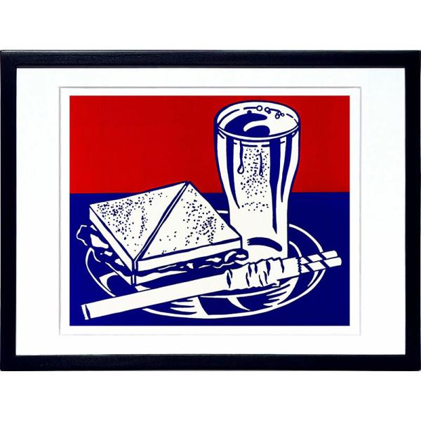 【商品名】ロイ・リキテンスタイン アートパネル アートフレーム付 壁掛け用(絵は(C)Estate of Roy Lichtenstein オフセット印刷・額縁は無垢材 塗装仕上げ)【人物説明】ロイ・リキテンスタインは、60年代のアメリカが...