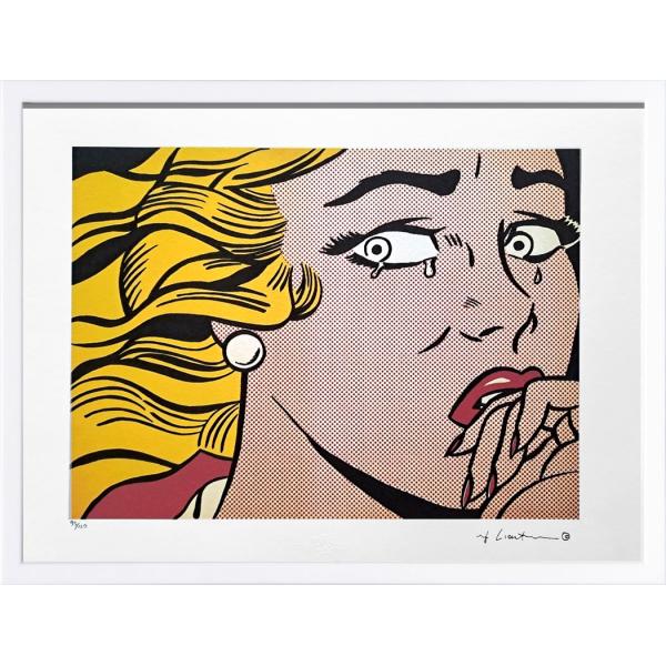 【商品名】ロイ・リキテンスタイン アートパネル アートフレーム付 壁掛け用 COA証明書付(絵は(C)Castelli Graphics/STYRIA Studioのエンボス加工 エディションナンバーあり(150枚限定) リトグラフ、ARC...