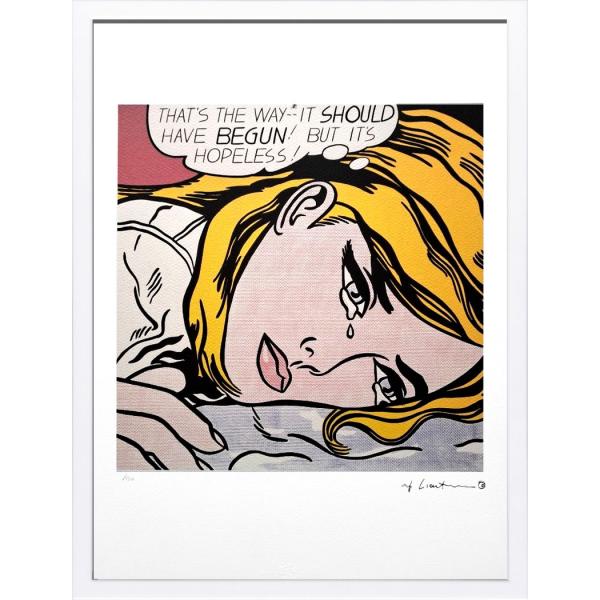 【商品名】ロイ・リキテンスタイン アートパネル アートフレーム付 壁掛け用 COA証明書付(絵は(C)Castelli Graphics/STYRIA Studioのエンボス加工 エディションナンバーあり(150枚限定) リトグラフ、ARC...