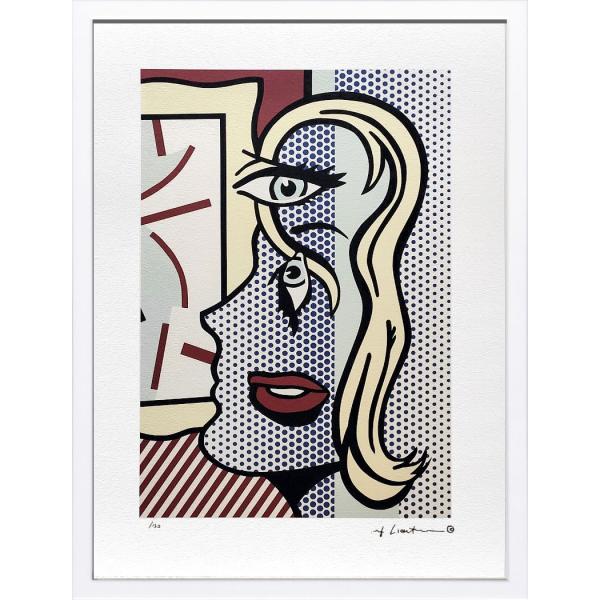 【商品名】ロイ・リキテンスタイン アートパネル アートフレーム付 壁掛け用 COA証明書付(絵は(C)Castelli Graphics/STYRIA Studioのエンボス加工 エディションナンバーあり(150枚限定) リトグラフ、ARC...