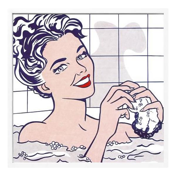 【商品名】ロイ・リキテンスタイン アートパネル アートフレーム付 壁掛け用(絵は(C)Estate of Roy Lichtenstein オフセット印刷・額縁は無垢材 塗装仕上げ)【人物説明】ロイ・リキテンスタインは、60年代のアメリカが...