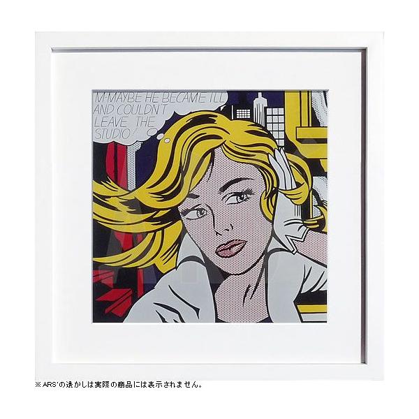 【商品名】ロイ・リキテンスタイン アートパネル アートフレーム付 壁掛け用(絵は(C)Estate of Roy Lichtenstein オフセット印刷・額縁は無垢材 塗装仕上げ)※ネット通販で本商品を真似た廉価量販品が販売されていますが...