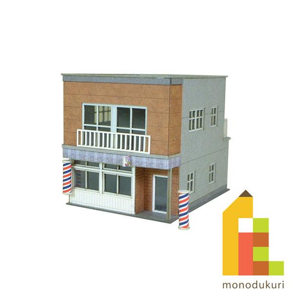 ■商品名：みにちゅあーとキット なつかしのジオラマシリーズ 【バーバー】■セット内容：レーザーシートA〜E（5枚）、プラ板（1枚）、組立て説明書■スケール：1/150■サイズ：W39×D55×H43mm■対象年齢：12才以上■組立て所要時間...