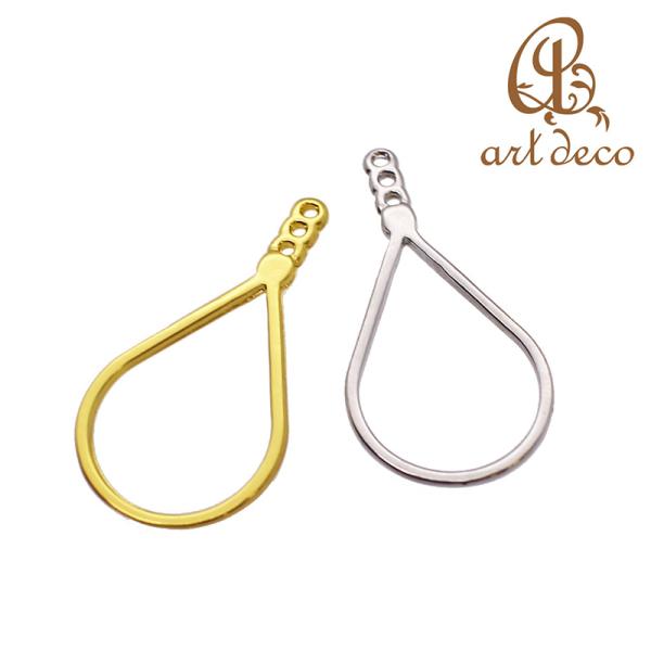 しずく型のピアス用バックキャッチバックキャッチ,ピアス,耳飾り,しずく,ドロップ,ゴールド,ニッケル,シルバー,金,銀,アクセサリー,パーツ,アクセサリーパーツ,ハンドメイド,アレンジ,手芸,材料,金具,部品,カラワク,空枠,ミール皿,レジ...