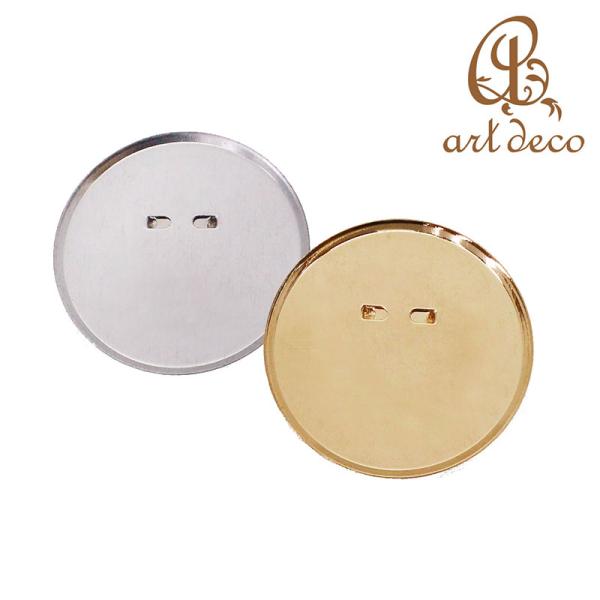 シンプルな円形フチ付きブローチブローチ,コサージュ,バッジ,ピン,円形,丸,ゴールド,シルバー,金,銀,アクセサリー,パーツ,アクセサリーパーツ,ハンドメイド,アレンジ,手芸,材料,金具,部品,カラワク,空枠,ミール皿,レジン,アート,飾り...