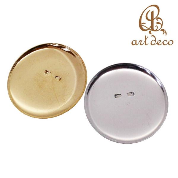 シンプルな円形皿付きブローチブローチ,コサージュ,バッジ,ピン,円形,丸,ゴールド,シルバー,金,銀,アクセサリー,パーツ,アクセサリーパーツ,ハンドメイド,アレンジ,手芸,材料,金具,部品,カラワク,空枠,ミール皿,レジン,アート,飾り,...