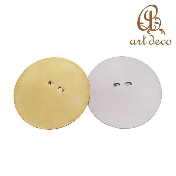 シンプルな円形板付きブローチブローチ,コサージュ,バッジ,ピン,円形,丸,ゴールド,シルバー,金,銀,アクセサリー,パーツ,アクセサリーパーツ,ハンドメイド,アレンジ,手芸,材料,金具,部品,カラワク,空枠,ミール皿,レジン,アート,飾り,...