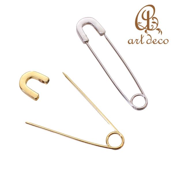 後接着タイプのシンプルなショールピンピン,ショールピン,接着,ゴールド,シルバー,金,銀,アクセサリー,パーツ,アクセサリーパーツ,ハンドメイド,アレンジ,手芸,材料,金具,部品,カラワク,空枠,ミール皿,レジン,アート,飾り,装飾,創作,...