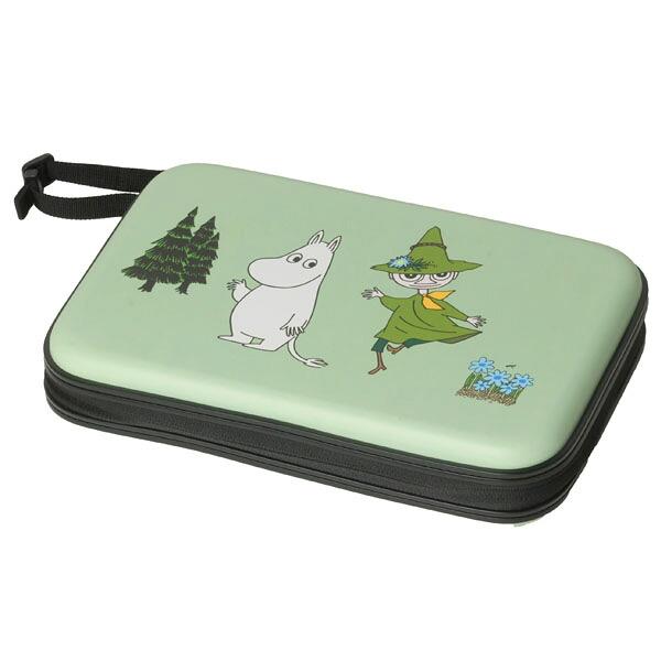 数量限定！新商品！北欧生まれのSTIGAとMOOMINが数量限定コラボレーション！大切なラケットと小物をを安全に運ぶメッシュポケット付き大きめのハードケース！横 約19.5cm×縦 約30cm×高さ6cm