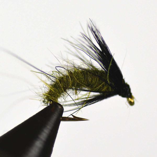 パターン名：カディスピューパタイプ：ニンフフライ主な使い方：水面下に沈めるタイプイメージ：ピューパ（さなぎ）対応フック：バーブド（返しあり）サイズ #14 #16 #18一言：ラーバがピューパに変態し羽化の時に巣を破って水面に泳ぎ上がりそし...