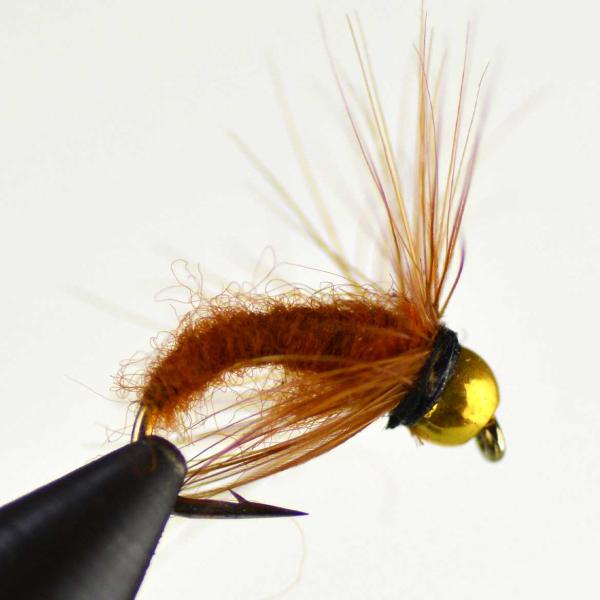 タイプ：ニンフフライ主な使い方：水面下 水中 川底イメージ：水生昆虫対応フック：バーブド（返しあり）一言：ニンフフライの多くは何からの水生昆虫を模しているのが一般的。形状、大きさ、カラーで様々な水生昆虫に対応する事ができる。水が澄んで綺麗な...