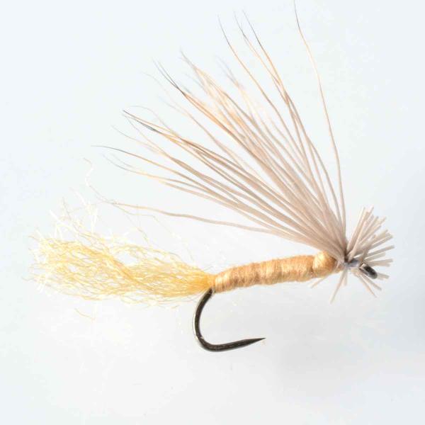 パターン名：エルクヘアーカディスタイプ：ドライフライ主な使い方：釣り上がり、ライズ狙いイメージ：カディス（トビケラ) テレストリアル フライ フライフィッシング入門 完成品フライ 蛾対応フック：バーブレス（返しなし） バーブド（返しあり）サ...