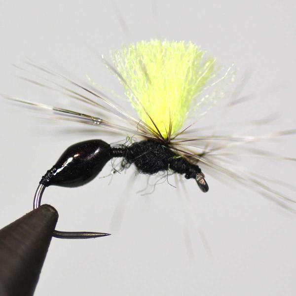 ハードシェルアントパラシュートフック：バーブレス／バーブド から選択可サイズ：#10・#12・#14・#16タイプ：ハーフサブサーフェス（半沈みタイプ）渇水期のスレたトラウトに特に強いハードシェルアントパラシュート。ボディには艶やかなハード...