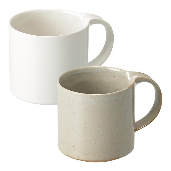 マグカップ マグ ceramic japan セラミックジャパンのおしゃれなマグカップ・サイズ：11.6cm×8.5cm×8.2cm（250ml）・カラー：ナチュラル、ホワイトの2色から選択・材質：磁器・ブランド：ceramic japan...