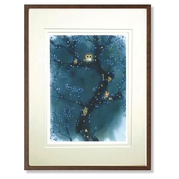 版画　　　： ジグレー版画限定枚数　： 200枚額サイズ　 ： 62.5 x 47.5cm作品サイズ： 40 x 29cm重量　　　　： 2.5kg仕様　　　　：生成りエンボスマット　　　　　　：ダブル（Ｗ）マット　　　　　　：アクリル（2...