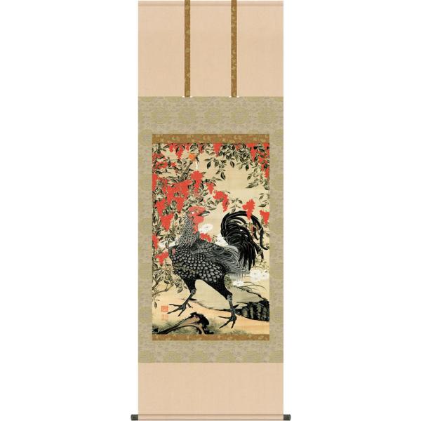 高精彩巧芸画 （手彩入り）本紙　：新絹本サイズ：幅54.5 x 150cm（尺五）表装　：洛彩鍛子本表装（表装品質10年間保証付き）軸先　：陶器収納箱：桐箱畳紙収納高精彩巧芸画 (手彩補色）とは世界の有名美術館がレプリカを制作するために採用...