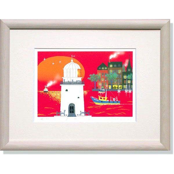 作品　　　： ジグレー + シルクスクリーン版画限定枚数　： 800枚額サイズ　： 41 x 32 cm作品サイズ： 23 x 16 cm重量　　　： 1.3kg（仕様）マット　　：生成りエンボスマット額表面　　：アクリル使用