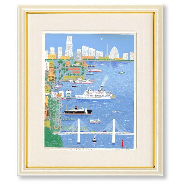 作品　　　： シルクスクリーン版画限定枚数　： 500枚額サイズ　： 66 x 51cm作品サイズ： 42 x 32cm重量　　　： 2.8kg（仕様）マット　　：生成りエンボスマット額表面　　：アクリル使用