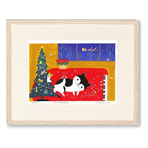 作品　　　： シルクスクリーン版画限定枚数　： 500枚額サイズ　： 53 x 41.5cm作品サイズ： 35 x 24cm重量　　　： 1.6kg（仕様）マット　　：生成りエンボスマット額表面　　：アクリル使用